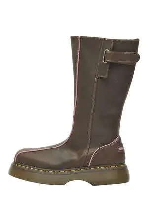 Dr. Martens Buzz Hi High Boots - Dark Brown Wyoming