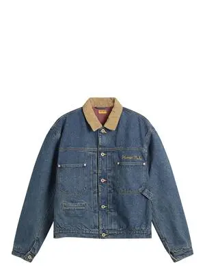 HUMAN MADE Corduroy Collar Denim Jacket - Indigo