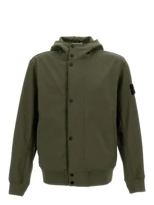 Stone Island Soft Shell Jacket - Green
