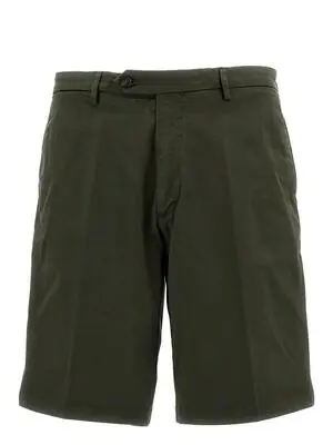BRIGLIA 1949 Cotton Bermuda Shorts - Green
