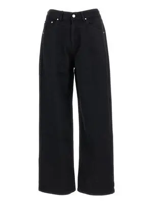 ARTE ANTWERP Circle Logo Trousers - Black