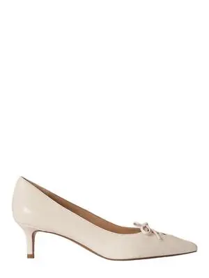 Ralph Lauren Adrienne Lace-up Nappa Leather Pump - Soft White