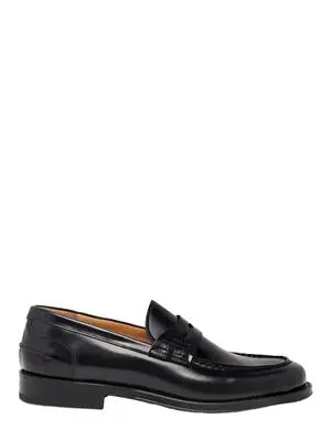 Bally Flair Brushed Leather Loafers - Black