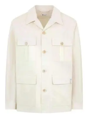 Bally Saharan Flap-pocket Cotton Jacket - Neutrals