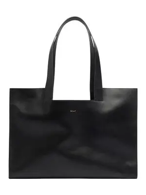 Bally Leather Tote Bag - Black