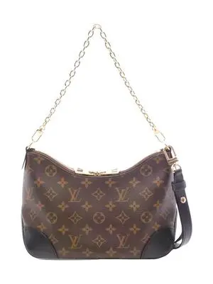 LOUIS VUITTON 2021-2026 Monogram Boulogne Satchel - Brown