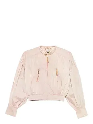 Elisabetta Franchi Zip Detail Jacket - Pink