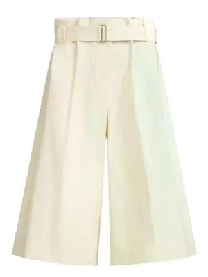 Brunello Cucinelli Cotton Gabardine Bermuda Shorts - Neutrals