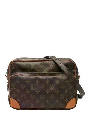 LOUIS VUITTON 1997 Monogram Nil Crossbody Bag - Brown