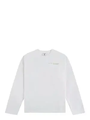 Casablanca Glitch Orchid Long-sleeve T-shirt - White
