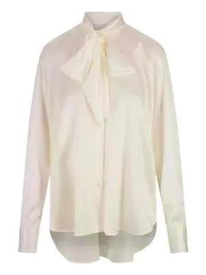 ERMANNO SCERVINO Neck Bow Satin Shirt