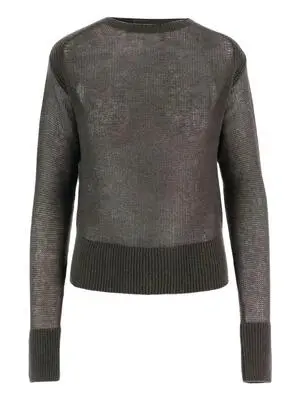 SA SU PHI Ribbed Crew-neck Sweater - Green