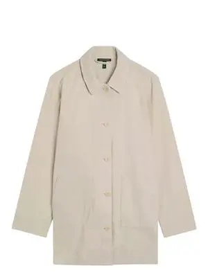 Eileen Fisher Patch-pocket Coat - Neutrals
