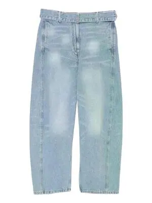 Magda Butrym Belted Jeans - Blue