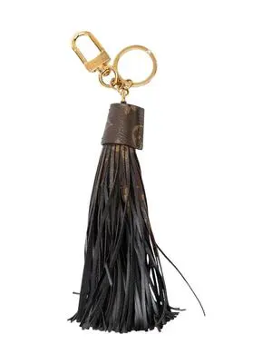 LOUIS VUITTON 2016 Monogram Tassel Bag Charm Key Chain - Brown