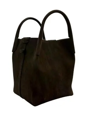 Loro Piana Small Bale Leather Tote Bag - Brown