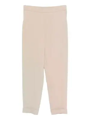 P.a.r.o.s.h Cuffed-hem Trousers - Neutrals