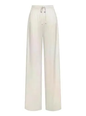 Oscar De La Renta Georgette Trousers - White