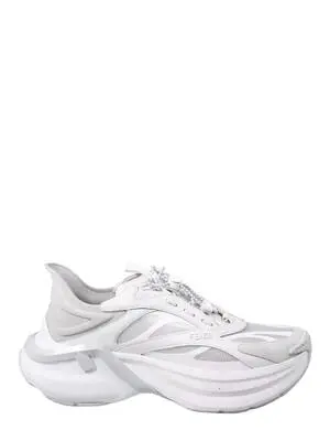 Fendi Panelled Sneakers - White