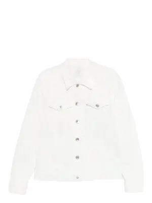 Eleventy Flap-pocket Denim Jacket - White