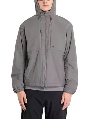 REPRESENT 247 Panelled Insulated Hooded Jacket - Grey