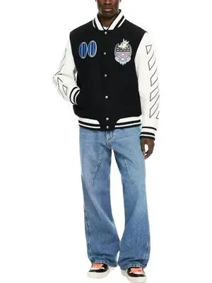 Off-White Varsity Jacket - Black