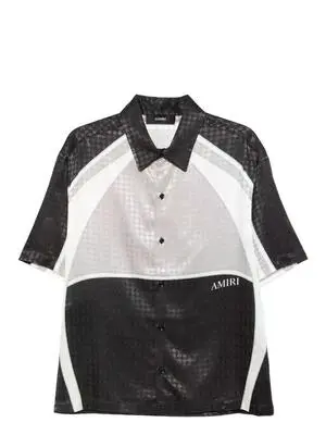 Amiri Geometric Panel Shirt - Black