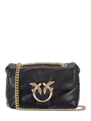 Pinko Mini Love Shoulder Bag - Black
