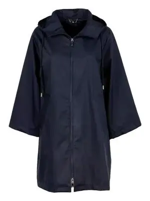 Seventy Hooded Zip-fastening Coat - Blue