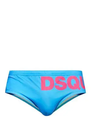 Dsquared2 Logo Swimming Trunks - Blue