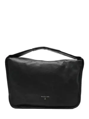 Patrizia Pepe Goat Skin Shoulder Bag - Black