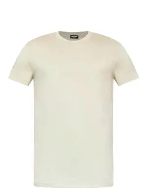 Dsquared2 Crewneck Logo-patch T-shirt - Neutrals