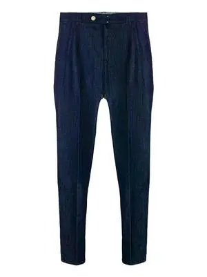 Incotex Button Trousers - Blue