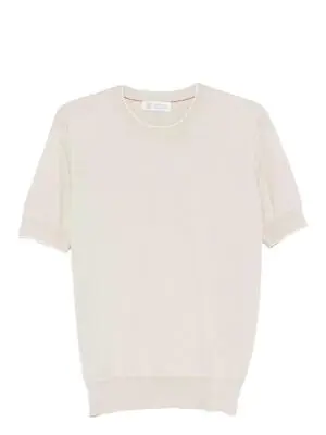 Brunello Cucinelli Round-neck T-shirt - Neutrals