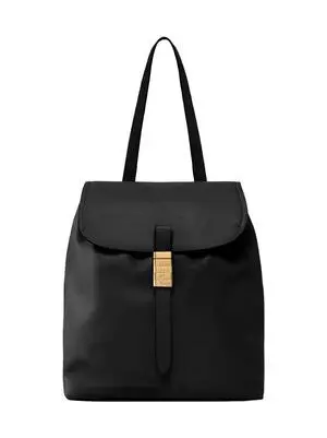 Pinko Leather Strap Backpack - Black