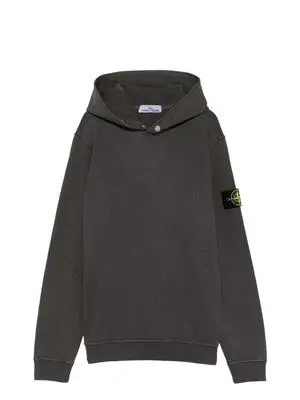 Stone Island Buttoned Hoodie - Grey