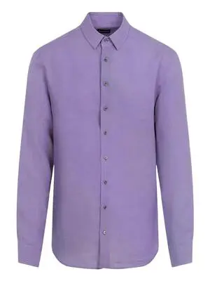 Giorgio Armani Long-sleeve Shirt - Purple
