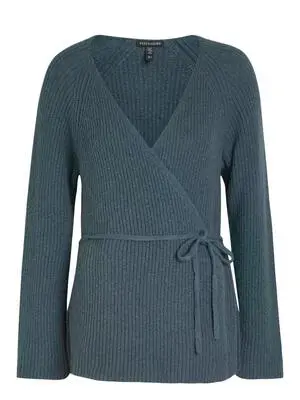 Eileen Fisher Tie-waist Cardigan - Blue