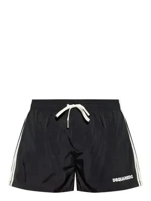 Dsquared2 Side Stripe Swim Shorts - Black