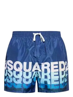Dsquared2 Logo Swim Shorts - Blue