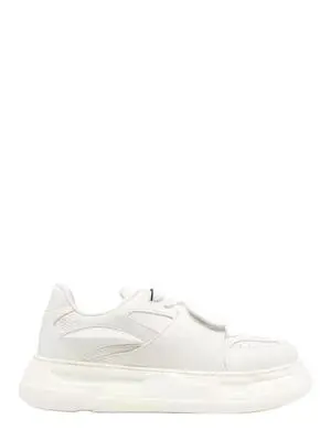 Emporio Armani Platform-sole Sneakers - Neutrals