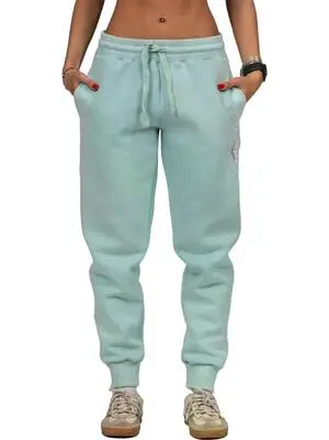 PODHIO Pocket Drawstring Track Pants - Blue