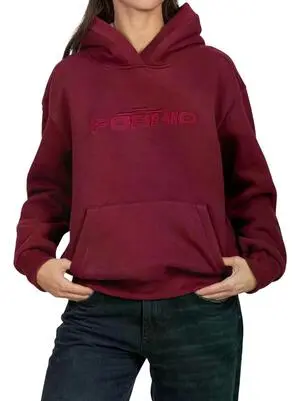 PODHIO Long-sleeve Hoodie - Red