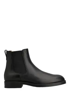 TOD'S Leather Chelsea Boots - Black