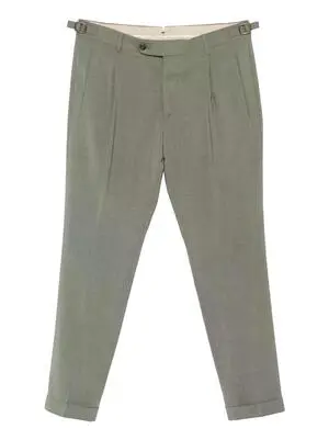 BERWICH Pleated Trousers - Green