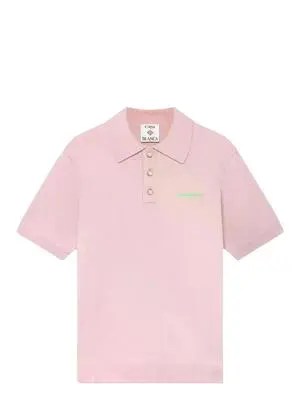 Casablanca Logo Polo Shirt - Pink
