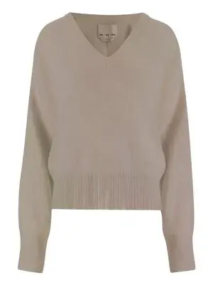 SA SU PHI V-neck Cashmere Sweater - Neutrals