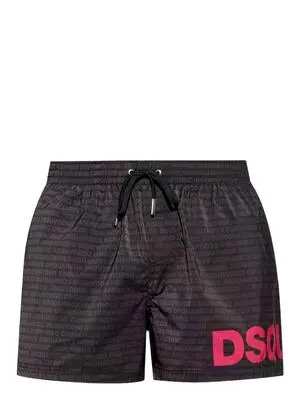 Dsquared2 Logo-print Swim Shorts - Black