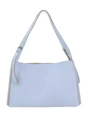 GIANNI CHIARINI Leather Shoulder Bag With Adjustable Handles - Blue