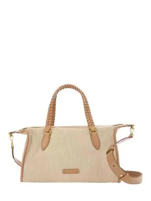 GIANNI CHIARINI Roxy Braided-handle Tote Bag - Neutrals